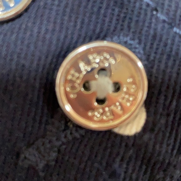 Chaps | Jackets & Coats | Chaps Navy Blue White Dots Sport Jacket M ...